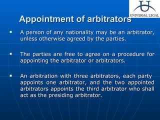 Arbitration And Conciliation | PPT