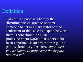 Arbitration by hakam | PPT