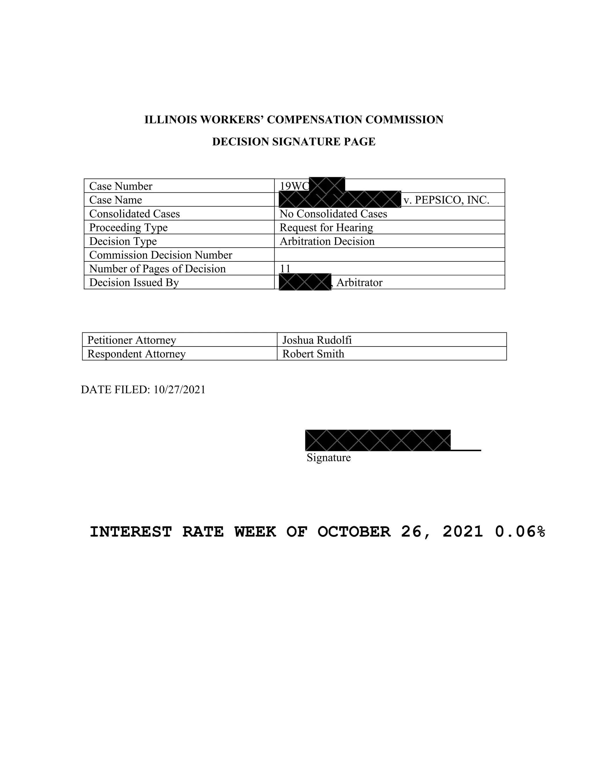 Josh Rudolfi Secures Permanency for Injured PepsiCo Worker | PDF