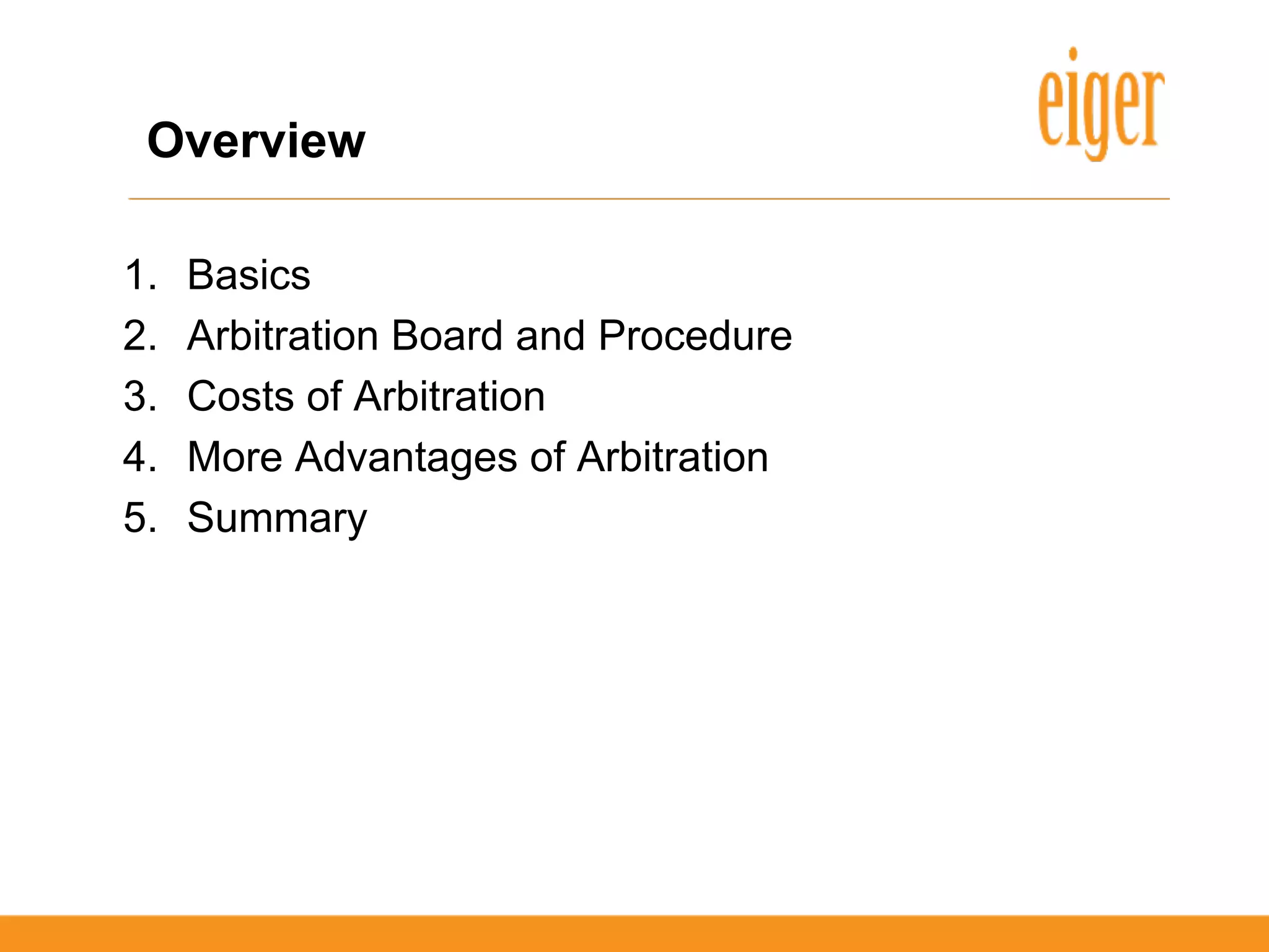Arbitration in Germany - Advantages and Disadvantages from a German ...