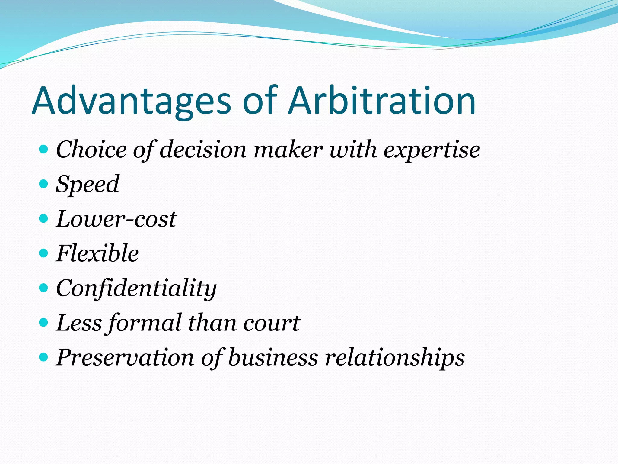Arbitration & its types | PPTX