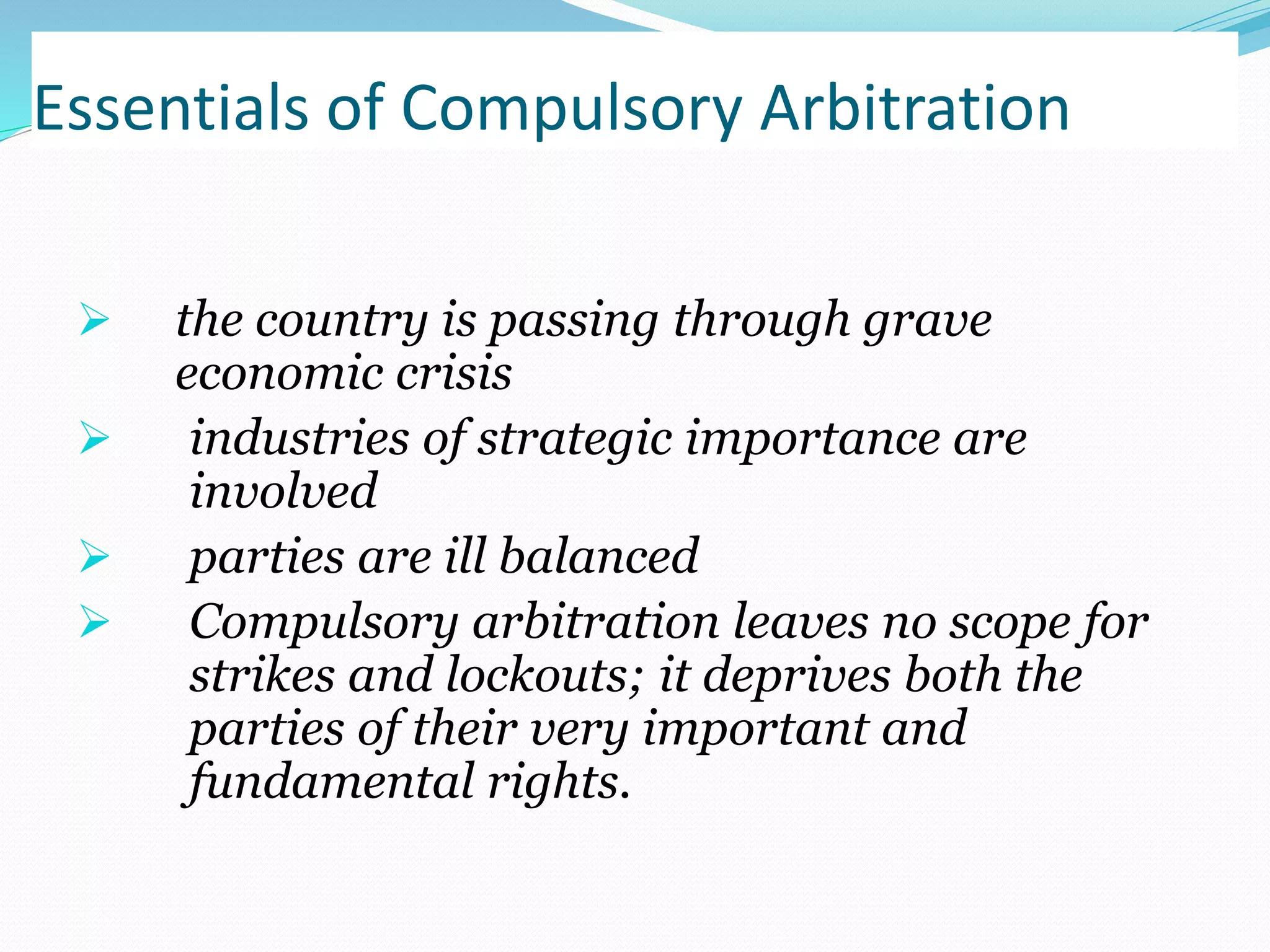 Arbitration & its types | PPTX