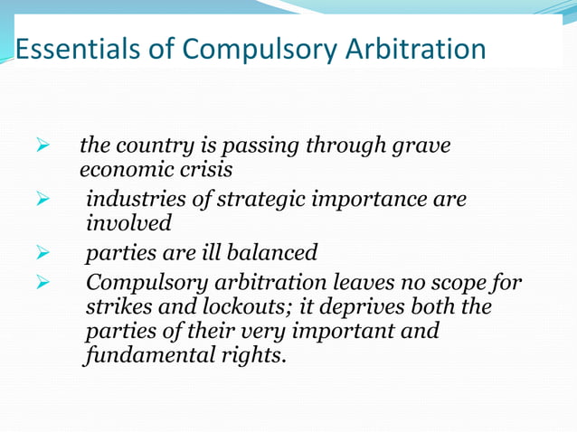Arbitration & its types | PPTX | Law