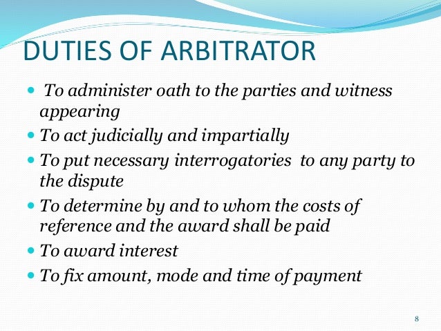 Arbitration & its types