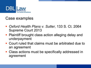Arbitration of Employment Claims: The Basics | PPTX