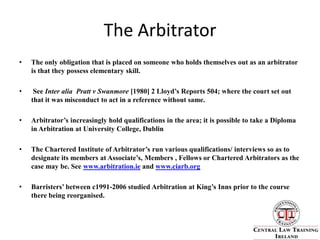 Arbitration Presentation2009 | PPT