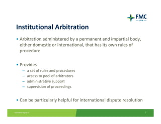 The Anatomy of a Commercial Arbitration - An Arbitration from Start to ...