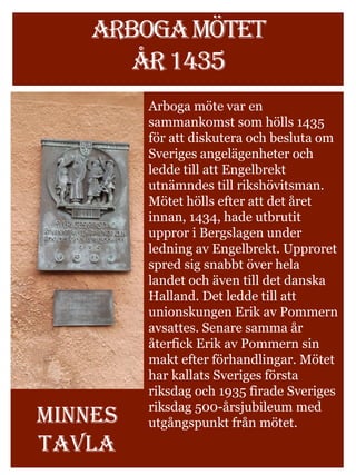 Arboga historia | PDF