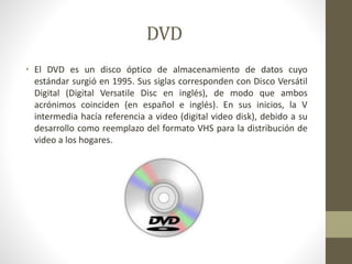 UNIDADES Y DISCOS OPTICOS | PPTX