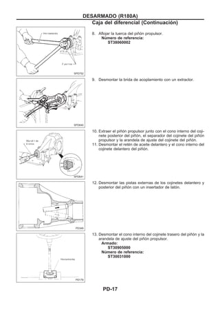 Arbol propulsor y portadiferencial | PDF