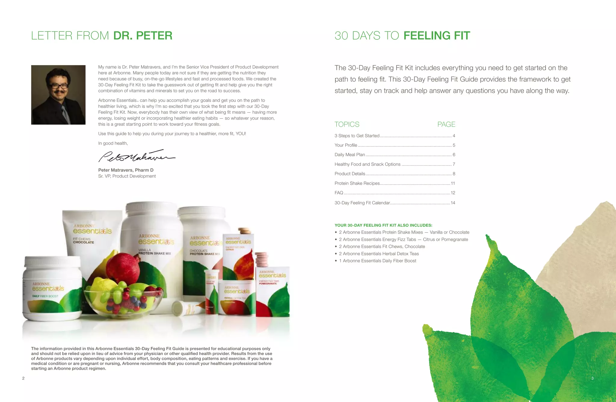 Arbonne essentials 30 day feeling fit guide | PDF