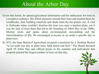 Arbor day in the world | PPTX