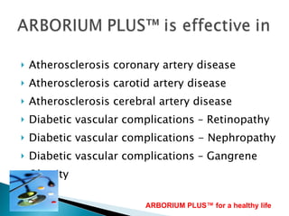 Arborium plus for a healthy life | PPT