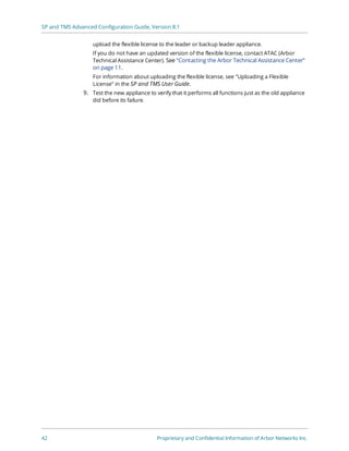Arbor Networks SP and TMS Advanced Configuration Guide | PDF