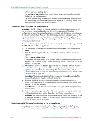 Arbor Networks SP and TMS Advanced Configuration Guide | PDF