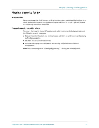 Arbor Networks SP and TMS Advanced Configuration Guide | PDF