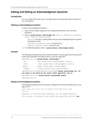 Arbor Networks SP and TMS Advanced Configuration Guide | PDF