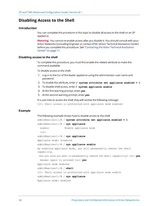 Arbor Networks SP and TMS Advanced Configuration Guide | PDF