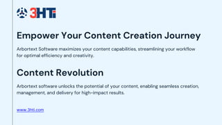 Arbortext Software Unleashing Your Content Potential.pptx