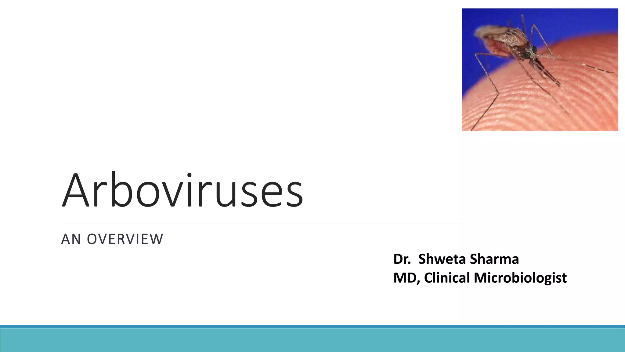 Arbovirus An Overview | PPTX