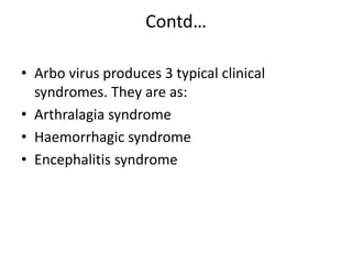 Arbovirus and its casution | PPTX
