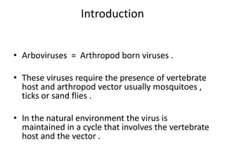 Arbovirus and its casution | PPTX