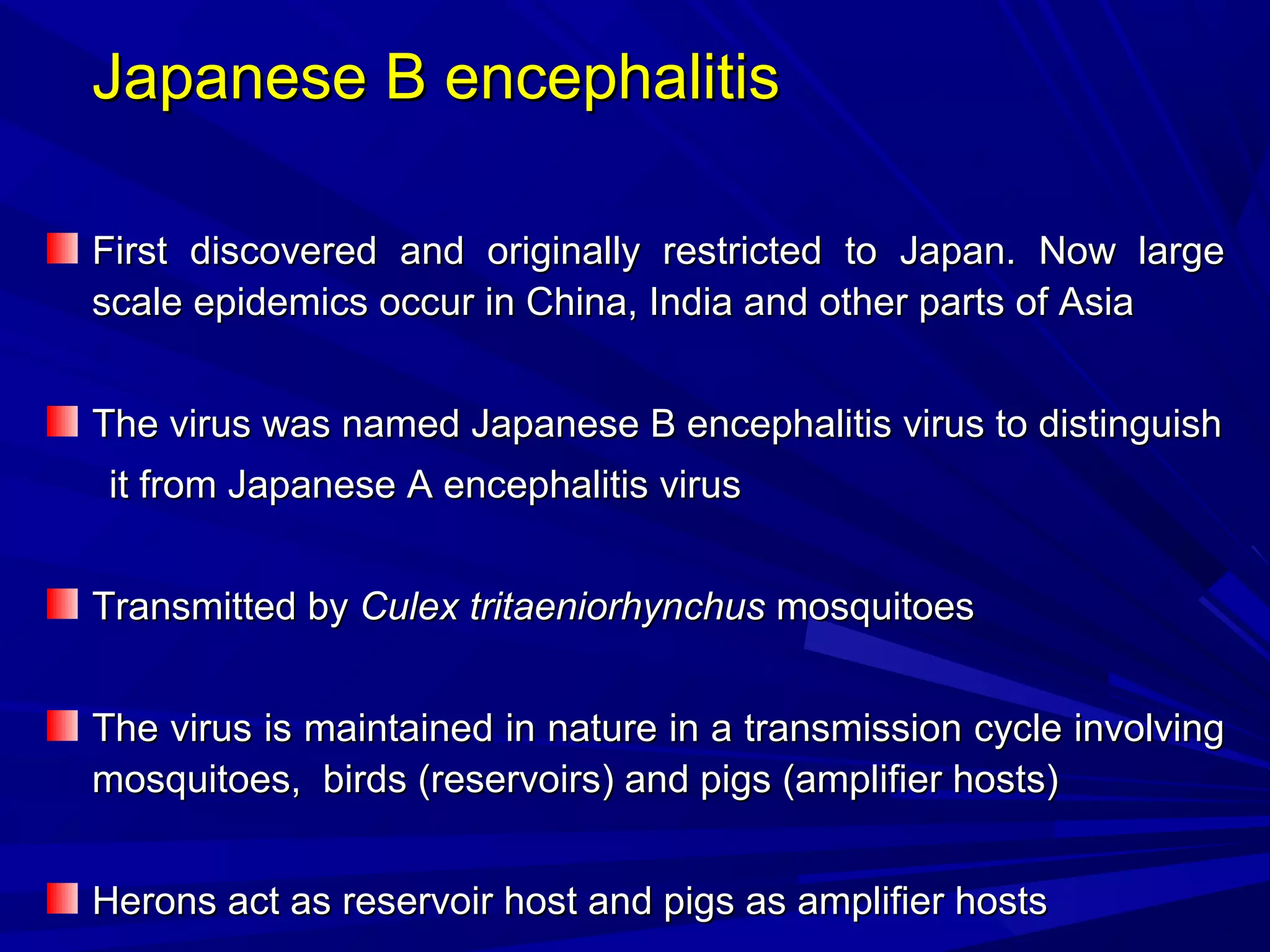 Arboviruses | PPT | Infectious Diseases | Diseases and Conditions
