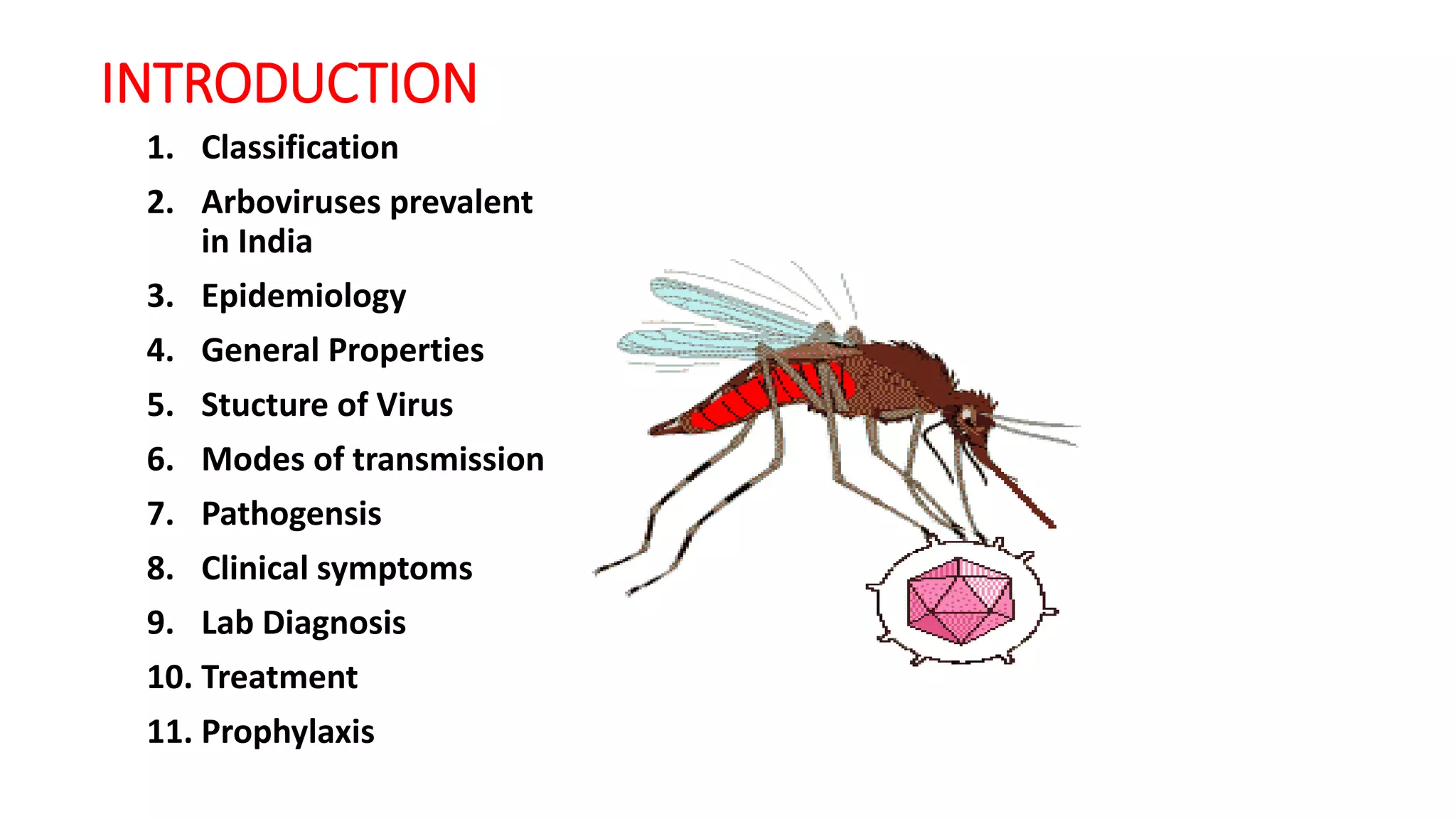 Arbo viruse classification and their diseases | PPTX