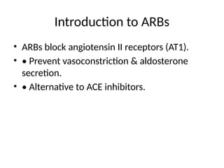 Angiotensin receptors blocker _HariRx.pptx