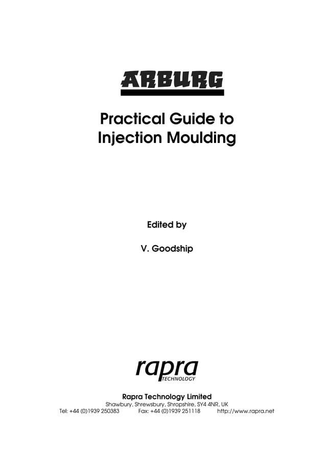 Arburg practical guide to injection moulding.pdf | Desktop Publishing | Computer Software and ...