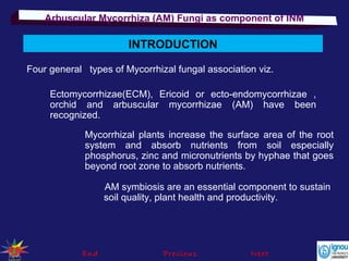 mycorrhizae as a component of inm 2 | PPT