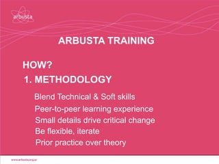 Arbusta Training Methodology | PDF | Business and Finance
