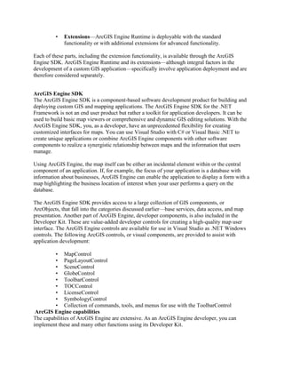 GIS software | DOCX
