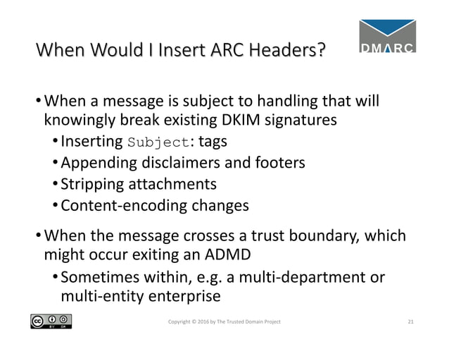 Overview of the ARC Protocol for Email | PDF | Email | Internet