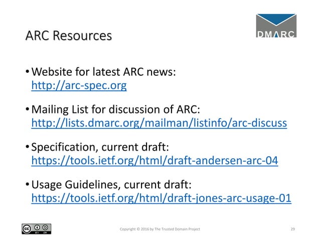 Overview of the ARC Protocol for Email | PDF | Email | Internet
