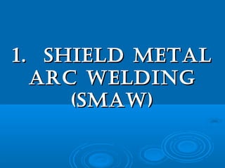 Arc welding processes | PPT