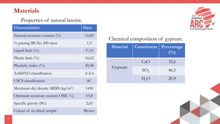 Improvement of the geotechnical properties of lateritic soil using ...