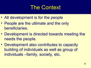 Population and Development: Paradigm in development | PPT
