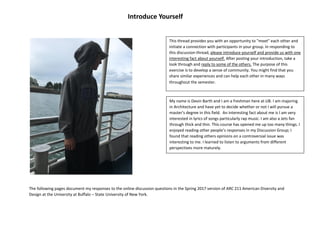 ARC 211 American Diversity and Design Devin Barth | PPT