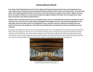 ARC 211 American Diversity and Design Devin Barth | PPT