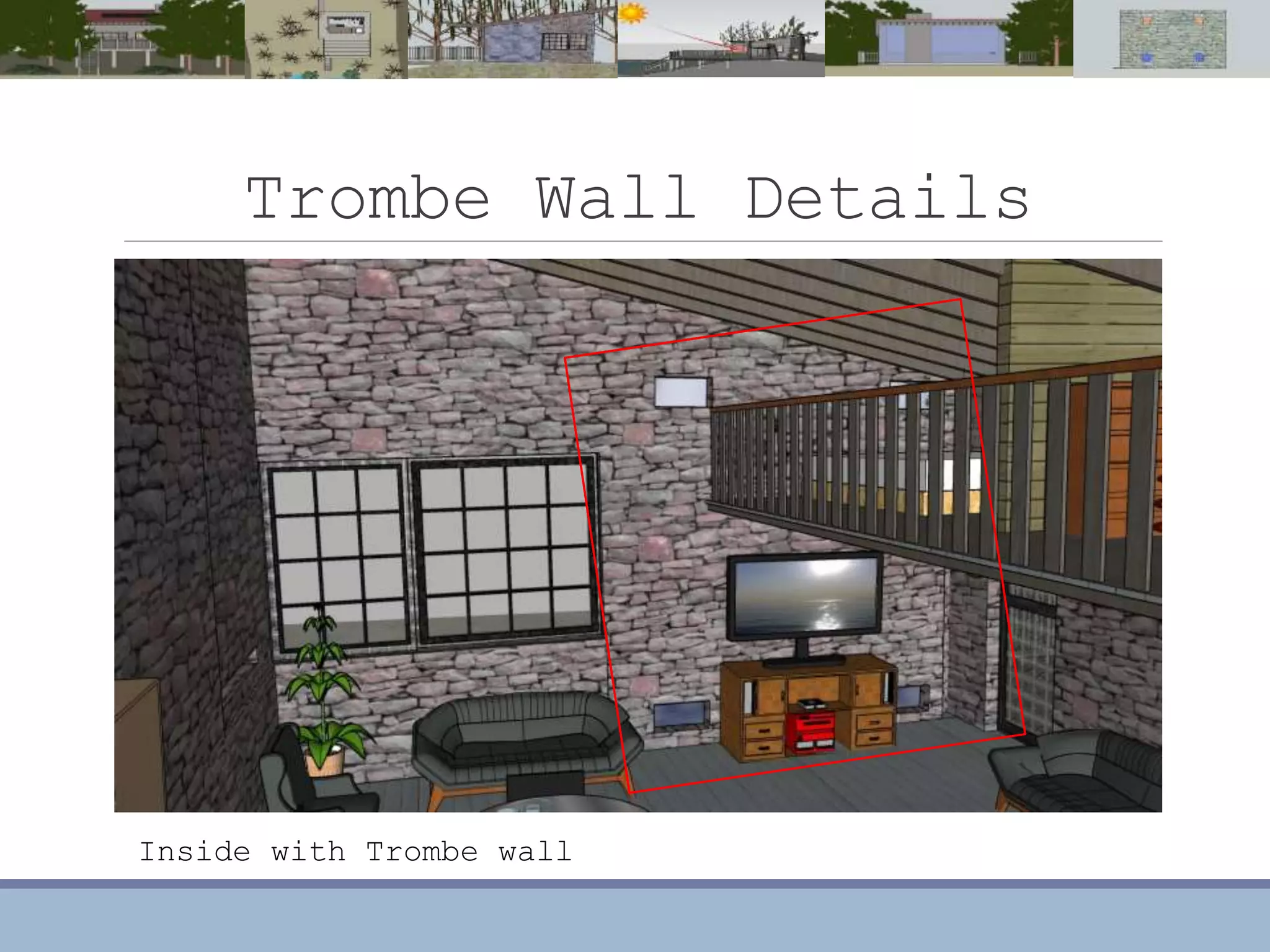 passive heating system with trombe wall | PPTX