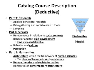 Arc 323 human studies in architecture fall 2018 lecture 1-introduction ...