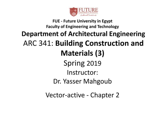 Arc341 building 3 spring 2019 lecture 3 - vector-active - chapter 2 ...