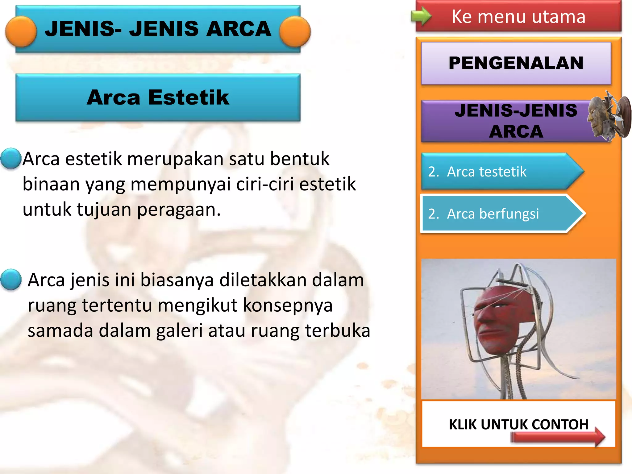 Seni Arca | PPSX