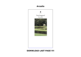 Arcadia | PDF