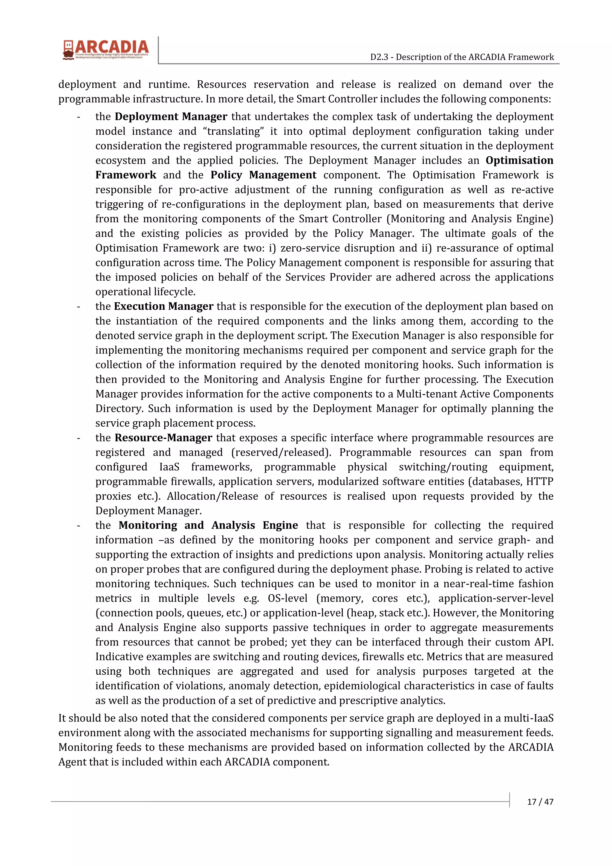 Definition of the ARCADIA project framework | PDF | Computer Software ...