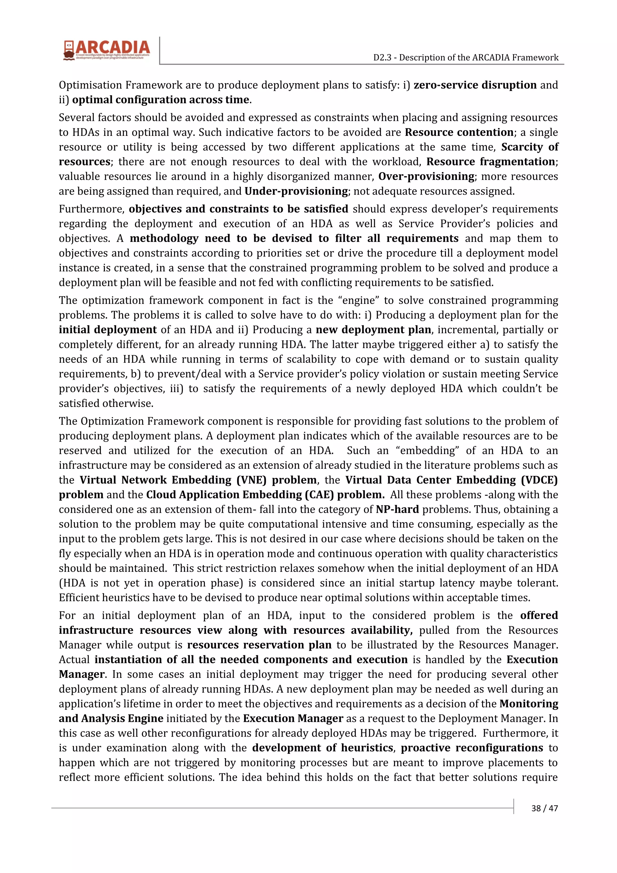 Definition of the ARCADIA project framework | PDF | Computer Software ...