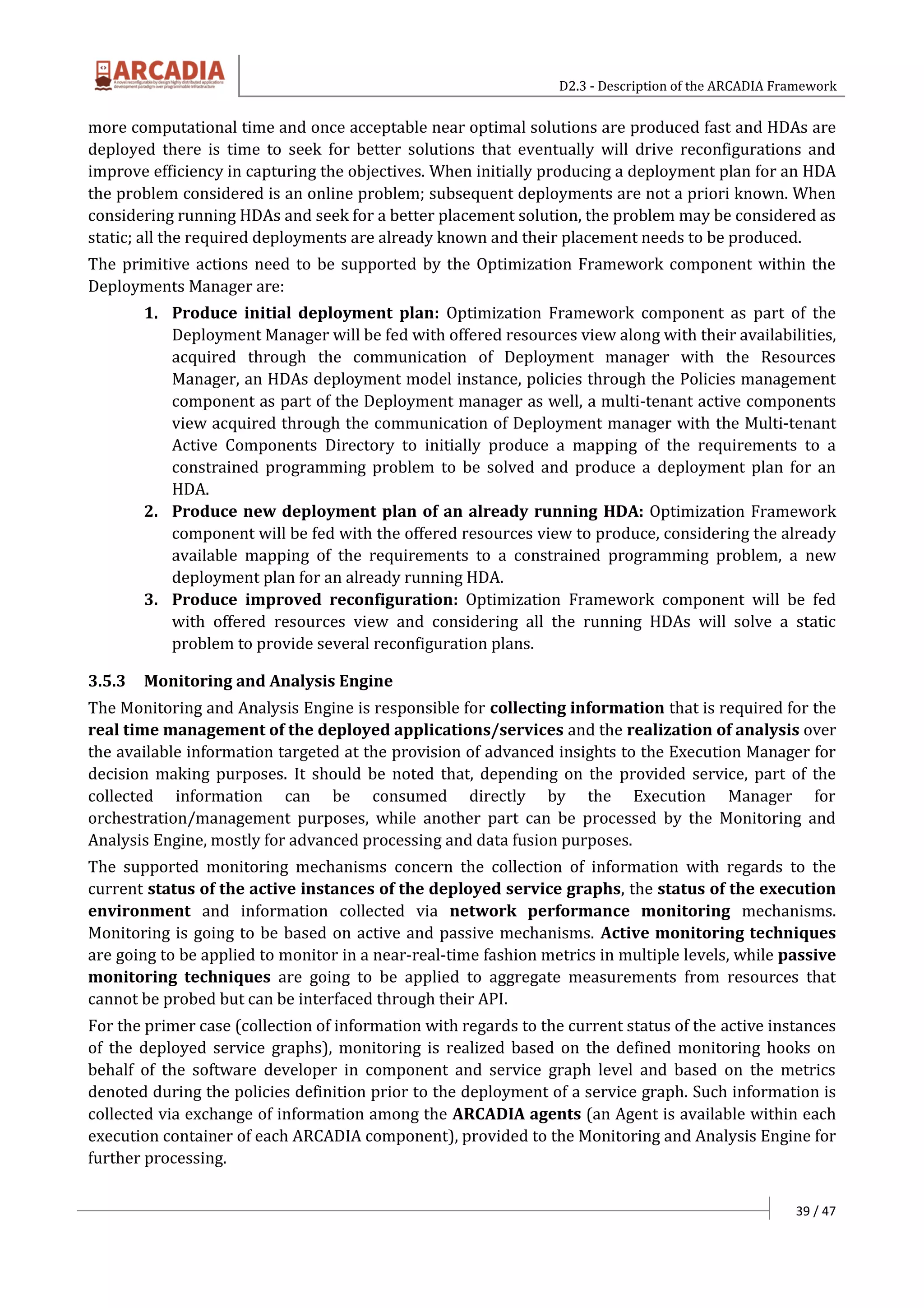 Definition of the ARCADIA project framework | PDF | Computer Software ...