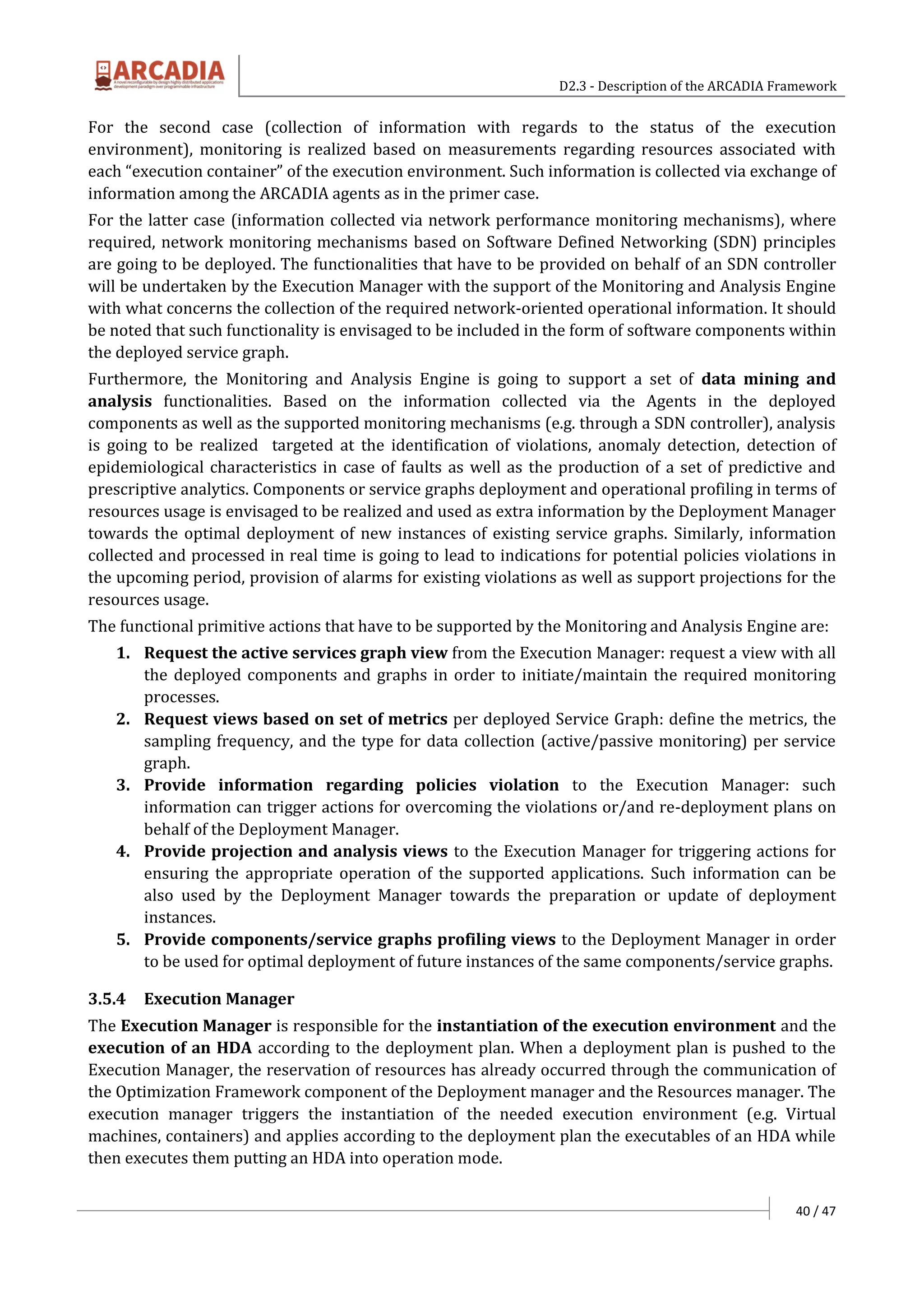 Definition of the ARCADIA project framework | PDF | Computer Software ...