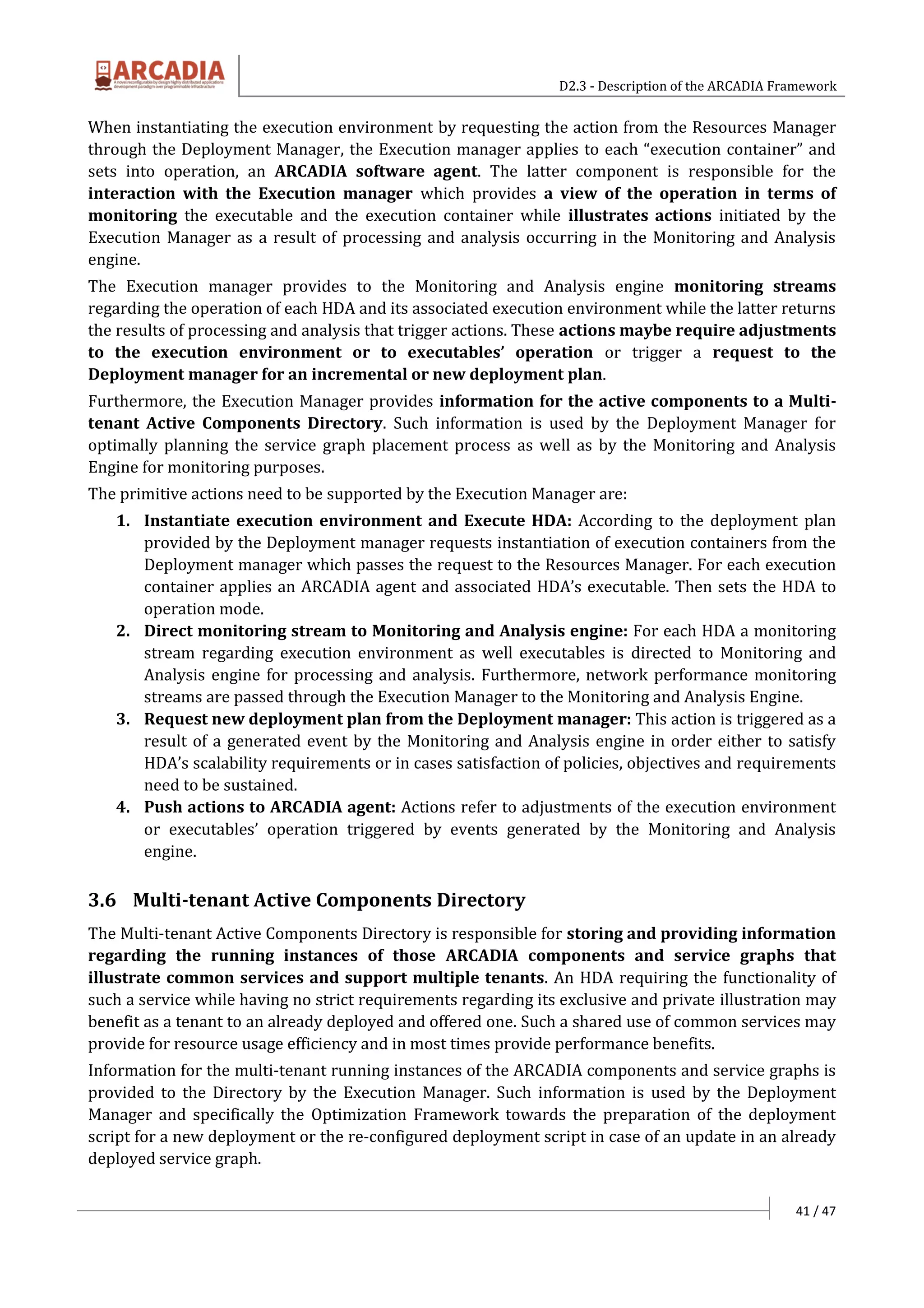 Definition of the ARCADIA project framework | PDF | Computer Software ...